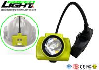 China IP68 Waterproof LED Cap Lamp 481 Lumens 3.7V 6.8Ah for Mining Industrial Use for sale