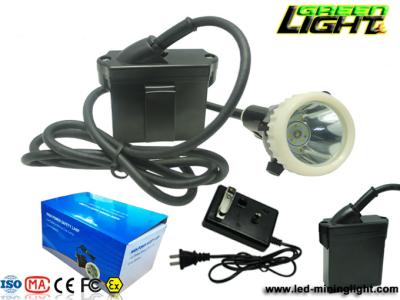 China Cordless Miners Cap Lamp 10000lux 6.6Ah Li-ion IP68 Waterproof Mining Light for sale