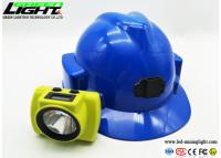 China Waterproof 6800mAh 385lum Rechargeable LED Cap Lamp 2.96W for sale