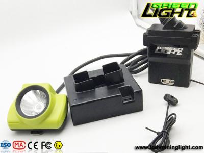 China Cordless Miners Cap Lamp 25000lux 530LUM 2.96W OLED Screen IP68 Waterproof for sale