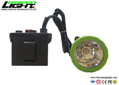 China Rechargeable LED Headlamp 11200mAh 50000lux 3.7W IP67 Mining Cap Light for sale