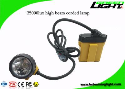 China IP68 Waterproof 3W 600mA 25000lux SOS Mining Headlight for sale