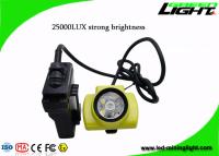 China 4.07W 530lum 25000LUX Mining Cap Lights With OLED Screen for sale