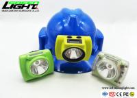 China ATEX ABS 385lum 18000lux Coal Miners Helmet Light for sale