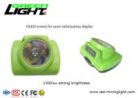 China 1.78W 232Lum 1300lux LED Mining Light With OLED Screen for sale