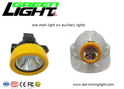China 0.74W 230mA 4000lux LED Miners Cap Lamp IP67 Waterproof Mining Light for sale