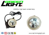 China Rechargeable LED Headlamp 300mA 6.6Ah IP67 Waterproof 10000lux Mining Light for sale