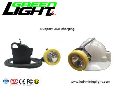 China Rechargeable 1.67W 6.6Ah 10000lux Mining Cap Lights GL5-D for sale