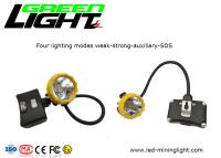 China GLS12-A Semi Corded Miners Cap Lamp 6.8Ah 15000lux IP68 CE ATEX for sale