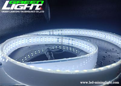 China AC110V SMD2835 LED Neon Strip Light White Silicone Double Row 144LEDs/m IP68 12W/m for sale