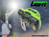 China ATEX Certified LED Miner Cap Lamp 13000lux 240lum 6800mAh Li-ion Industrial Mining Lighting for sale