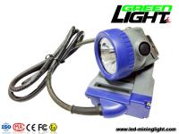 China 450mA 10000lux Underground Mining Cap Lamp Ip68 144lum for sale
