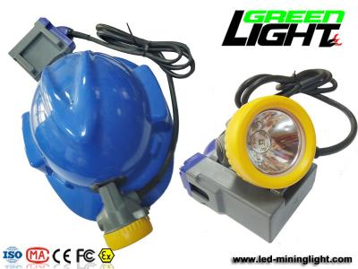 China 1.6W 216lm Rechargeable Mining Cap Lamp 15000lux CREE LED for Emergency for sale