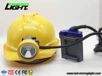 China 1.6W 216lm Rechargeable LED Miner Cap Lamp 15000lux for Coal Mining for sale