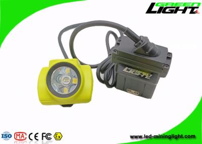 China 530 Lumen 25000 Lux Corded LED Cap Lamp 13600mAh with OLED Screen for sale