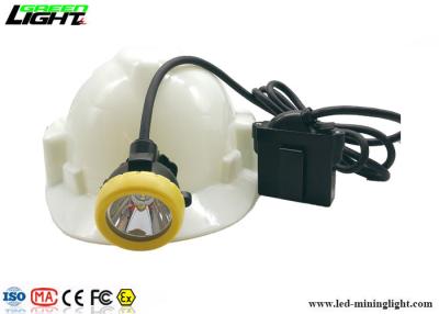 China ATEX KL5LM 6.6Ah 216lm LED Miners Cap Lamp 3.7V Corded Helmet Light for sale
