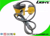 China 850mA 10.4Ah LED Miners Cap Lamp 25000Lux With Cable Flash Light for sale
