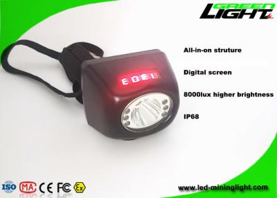 China 1.7W 8000lux Explosion Proof Miner LED Headlamp 5.7Ah Underground Miners Light for sale
