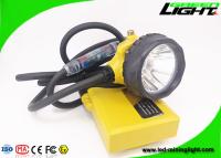China 10.4Ah 25000lux Corded Cable Miners LED Light Aluminum Cup MSHA for sale