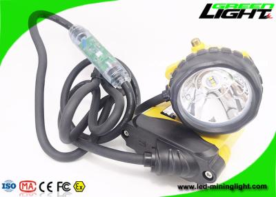 China Rechargeable Corded Miners Cap Light 10.4Ah 348lum with Low Power Warning for sale