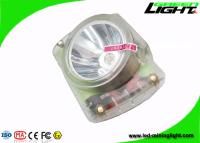 China 4.2W 6.8Ah LED Mining Cap Lamp 25000lux For Date / Brand for sale
