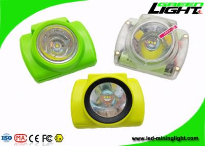 China 4.2W 13000lux LED Miners Cap Headlamp Rechargeable 6.8Ah Battery IP68 for sale