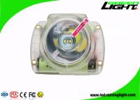 China GLC-6S 348Lum 4.2W LED Miners Cap Lamp Transparent 6.8Ah Panasonic Battery for sale
