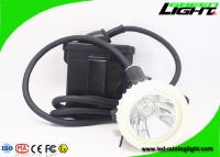 China Corded Mining Cap Light 10000lux 6.6Ah Rechargeable LED Headlamp for Underground Safety for sale
