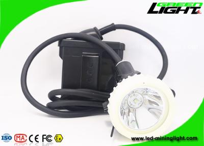 China Corded Mining Cap Light 10000lux 6.6Ah Rechargeable LED Headlamp for Underground Safety for sale