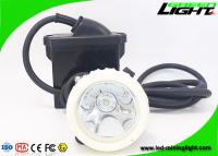 China Rechargeable 6.6Ah 16H LED Mining Cap Lamp Explosion Proof Corded Headlight 3.7V for sale
