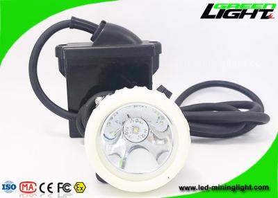 China Rechargeable 6.6Ah 16H LED Mining Cap Lamp Explosion Proof Corded Headlight 3.7V for sale