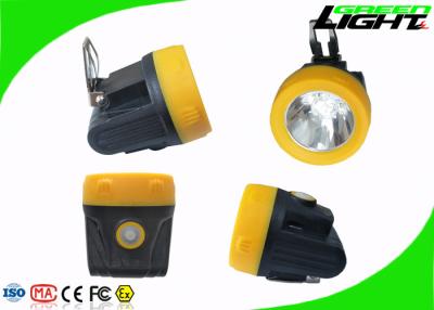 China Cordless Miners Cap Lamp 200mA 143LUM Rechargeable LED Headlamp 3.8Ah for sale