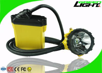 China 3W CREE 390 Lumens Portable Mining LED Cap Lamp with 10400mAh Battery IP68 for sale