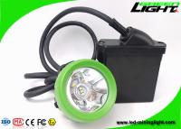 China Rechargeable LED Mining Hat Lamp 6.6Ah 10000lux 1.67W Corded Cap Light for sale