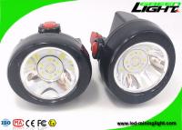 China 4000lux 2.8Ah 3.7V Cordless Miners Headlamp Waterproof IP67 LED Mining Cap Light for sale