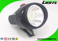 China IP67 Waterproof Cordless Miners Cap Lamp 2.8Ah 180mA LED for Hard Helmet for sale