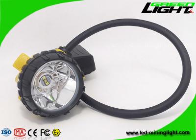 China GLS12-A Semi-Corded LED Mining Cap Lamp 6.8Ah 3.7V 15000lux 450mA for sale