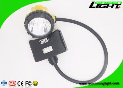 China SOS 15000lux 6.8Ah Mining Cap Lights Semi Corded 221lum for sale