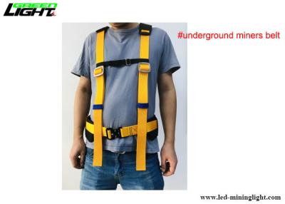 China Miner's Belt with Padded Shoulder Straps Universal Size Adjustable Buckles 48mm Webbing for sale