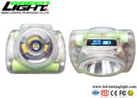 China 15000lux 232lum Portable Mining Headlight With OLED Time Display for sale