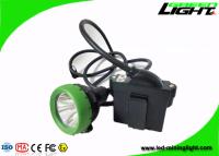 China Rechargeable Corded Mining Cap Lamp 1.67W 7.8Ah Li-Ion Battery 10000Lux LED Miner Headlight USB Charging for sale