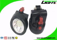 China 0.65W 4000Lux Cordless Cap Lamp Rechargeable Lithium Ion Mining Headlight for sale