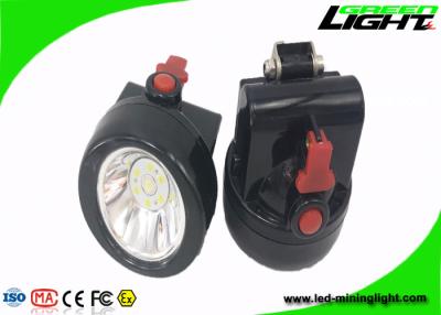 China 0.65W 4000Lux Cordless Cap Lamp Rechargeable Lithium Ion Mining Headlight for sale