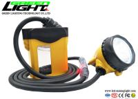 China ATEX 800mA LED Miners Cap Lamp 25000Lux 348Lum 10.4Ah Battery for sale