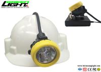 China 6600mAh 216 Lumen LED Helmet Lamp Lithium Ion Coal Mine Lighting 16h Runtime for sale