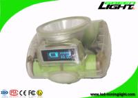 China Detachable LED Miner Headlamp 13000Lux Underground With OLED Screen for sale