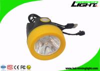 China 10000 Lux Cordless Coal Miner Cap Lamp 3800mAh USB Magnetic Charging Headlamp with IP68 Waterproof for sale