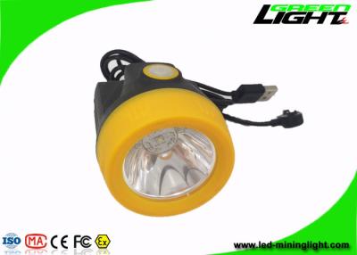 China 10000 Lux Cordless Coal Miner Cap Lamp 3800mAh USB Magnetic Charging Headlamp with IP68 Waterproof for sale