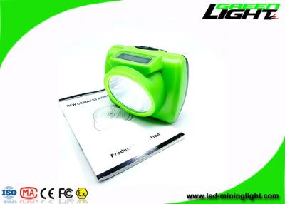 China Cordless Mining Headlamp 13000 Lux Cree LED 6.8Ah Li-ion Battery OLED Display IP68 for sale
