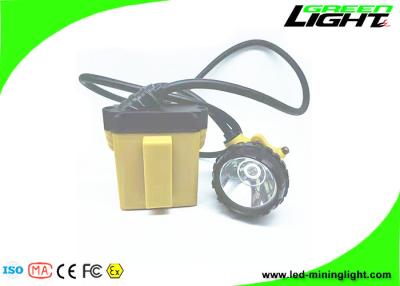 China 25000Lux Led Miner Cap Lights 10.4Ah SAMSUNG Battery Explosion Proof for Underground Mining for sale